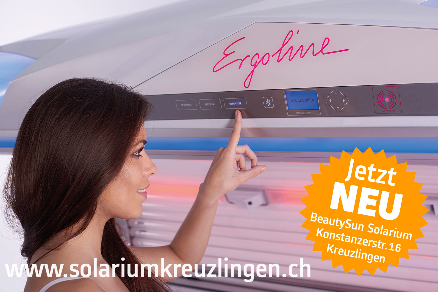 Ergoline Prestige 1600 Hybrid Performance - Beauty Sun Solarium ...